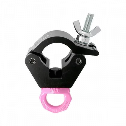 Doughty Fixed Eye / Badger Clamp 750 KG (Black) : midnight:lights